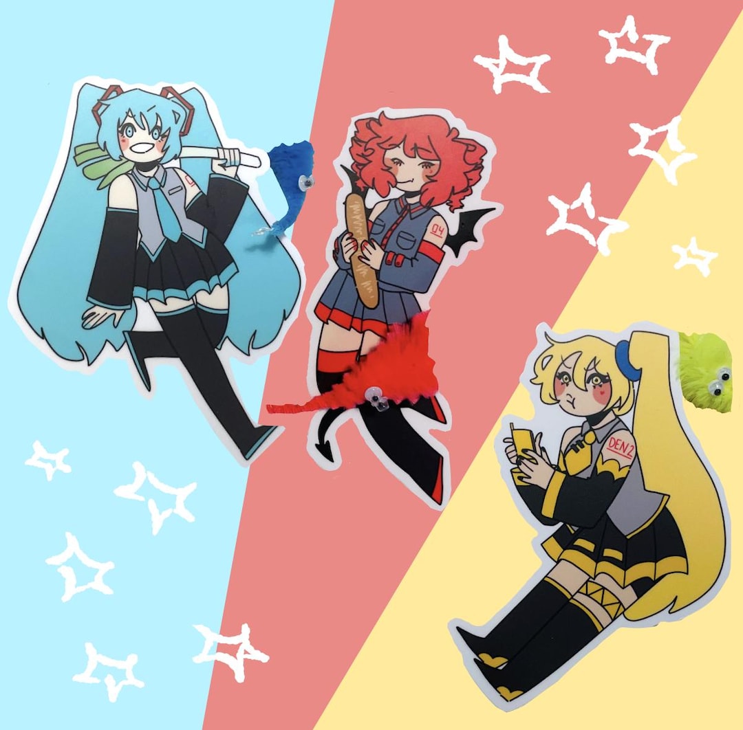 Baka Baka Baka! Vocaloid Triple Baka Stickers - Etsy