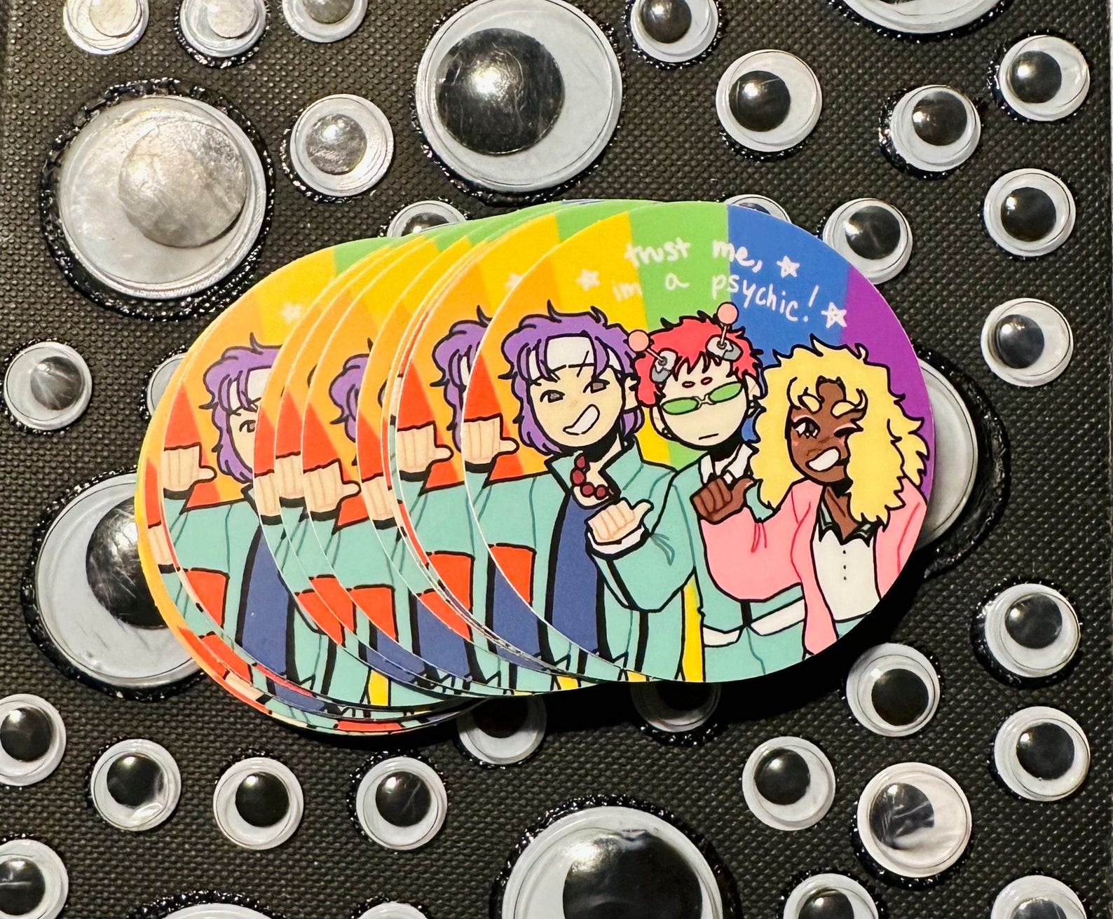 Trust Me Im a Psychic Saiki K Sticker - Etsy