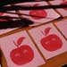 Pink Lady Apple Mini Print - Etsy