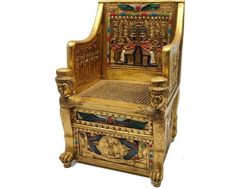 The Chair of Sitamun Statue Bronze Princess Sitamun Throne - Etsy