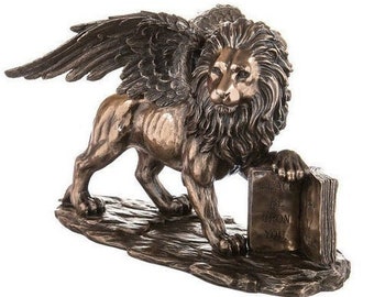 Winged Lion - Etsy