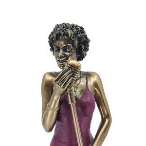 Jazz Band Soloist Singer Women Statue, African American Sculpture ...