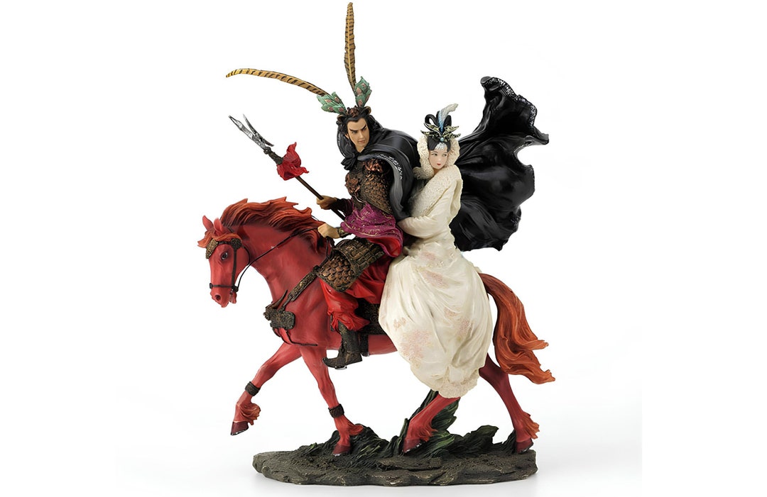 Lu Bu and Diao Chan Statue, Romance of the Three Kingdoms Sculpture - Etsy