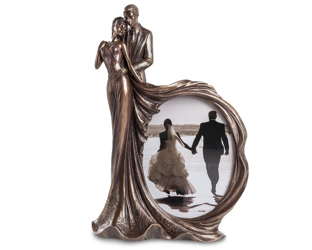 Art Nouveau Bride and Groom Wedding Photo Frame - Etsy