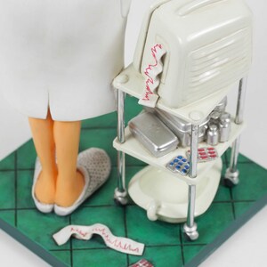 9 Inch Female Doctor Figurine Sculpture, Gift for Doctor, Doctor Office ...