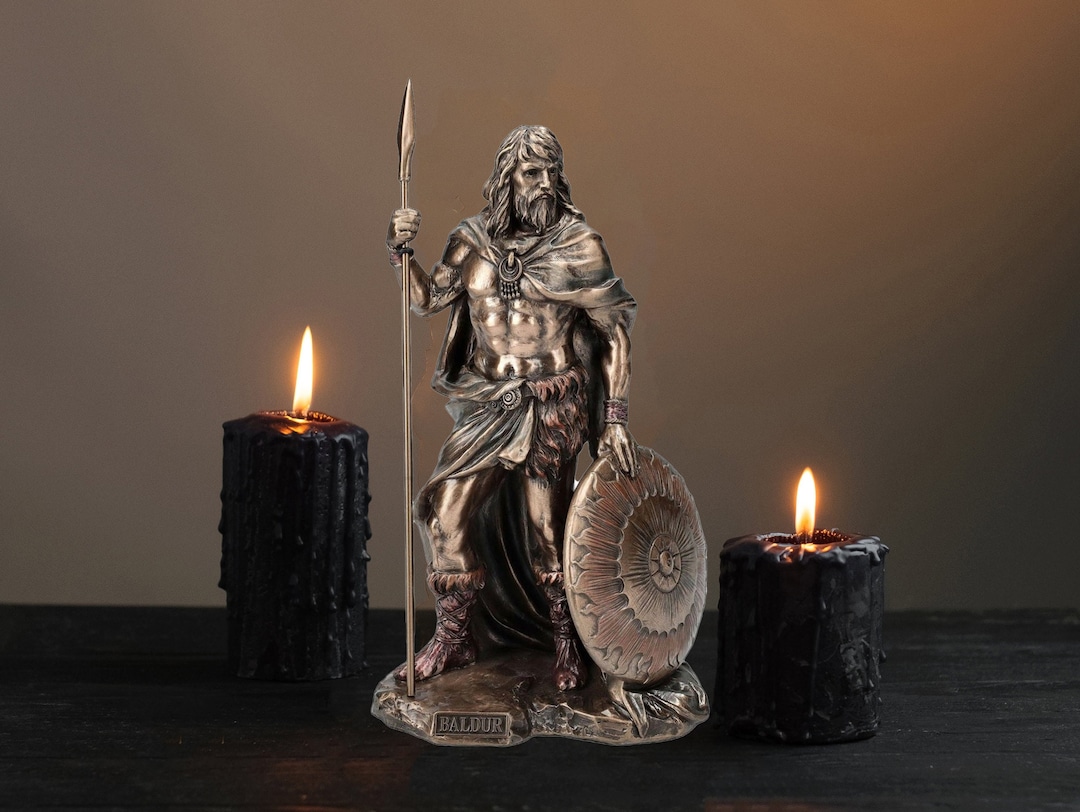 Baldur Norse Mythology God of Light and Purity Statue, Baldur Sculpture ...