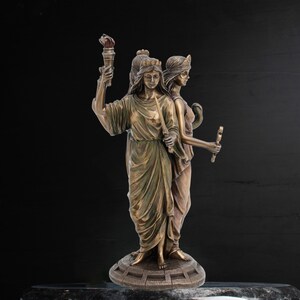 Hecate Greek Mythology Goddess of Magic Statue - Etsy