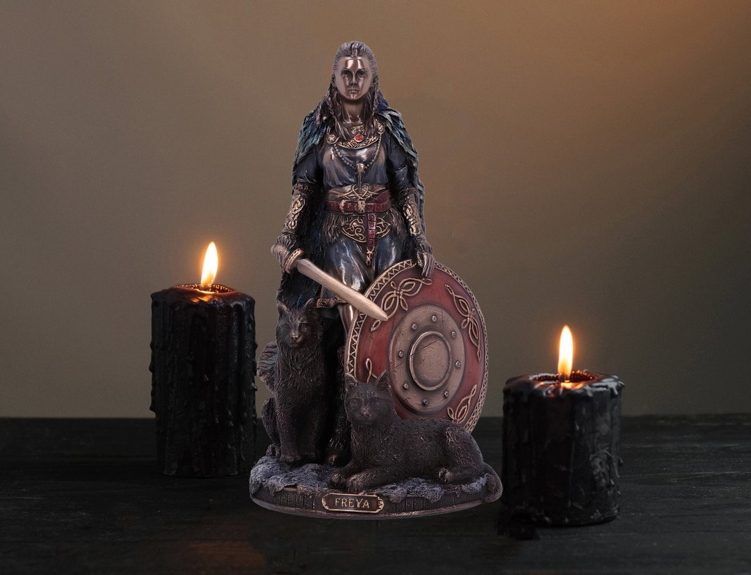 Freya Norse Mythology Goddess of Beauty and Wisdom Statue, Freyja ...