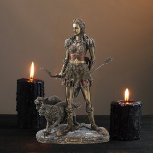Skadi Norse Mythology Goddess of Winter and Mountains Statue, Skadi ...