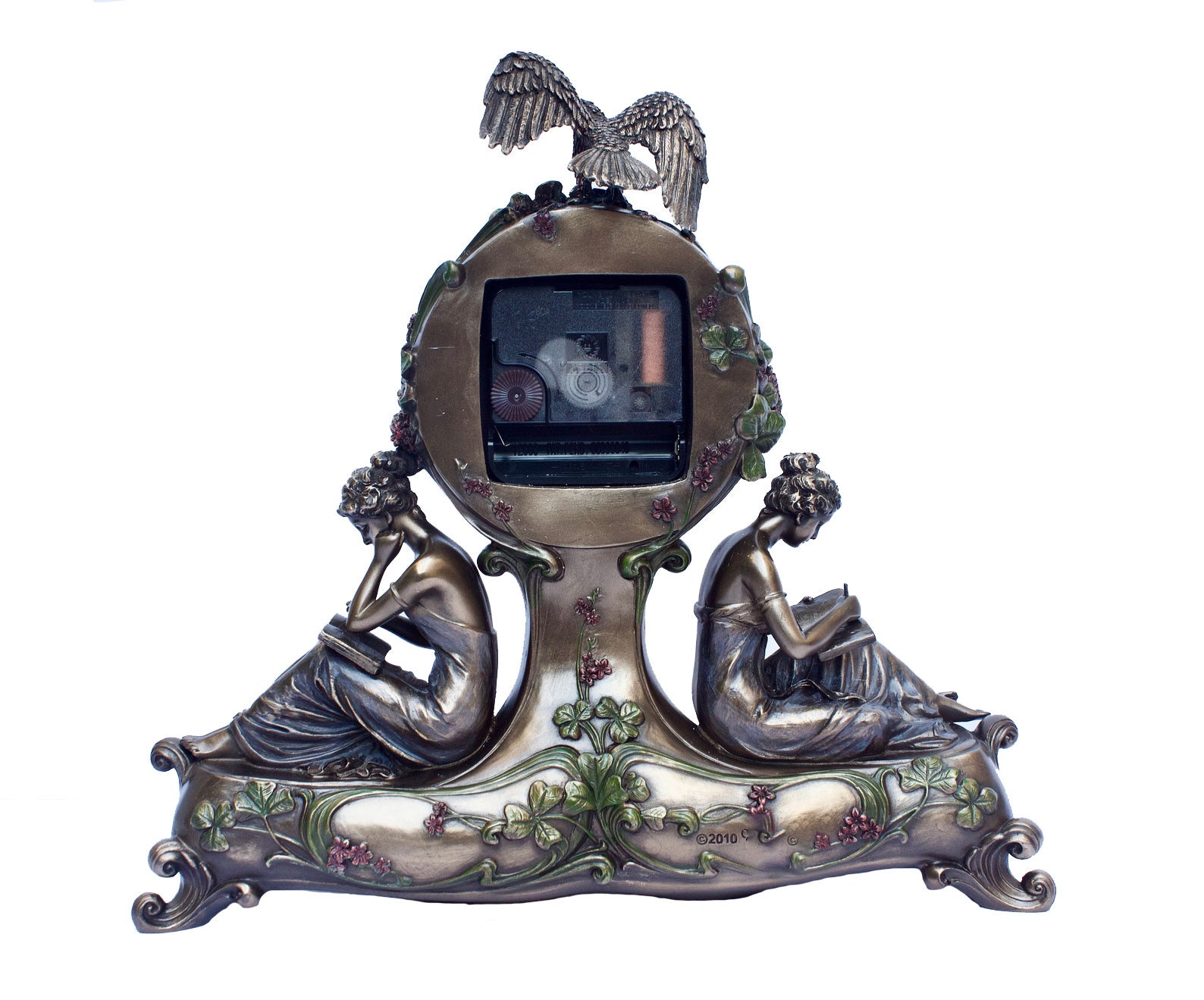 Art Nouveau Clover Clock Home Decor Mother Gifts - Etsy