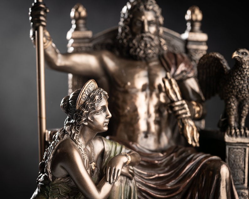 Greek Mythology Zeus and Hera Statue - Etsy