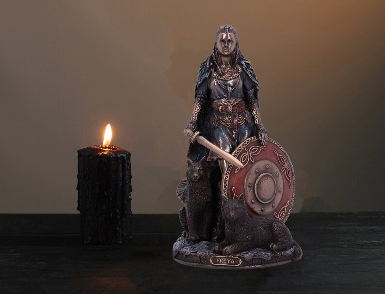 Freya Norse Mythology Goddess of Beauty and Wisdom Statue, Freyja ...