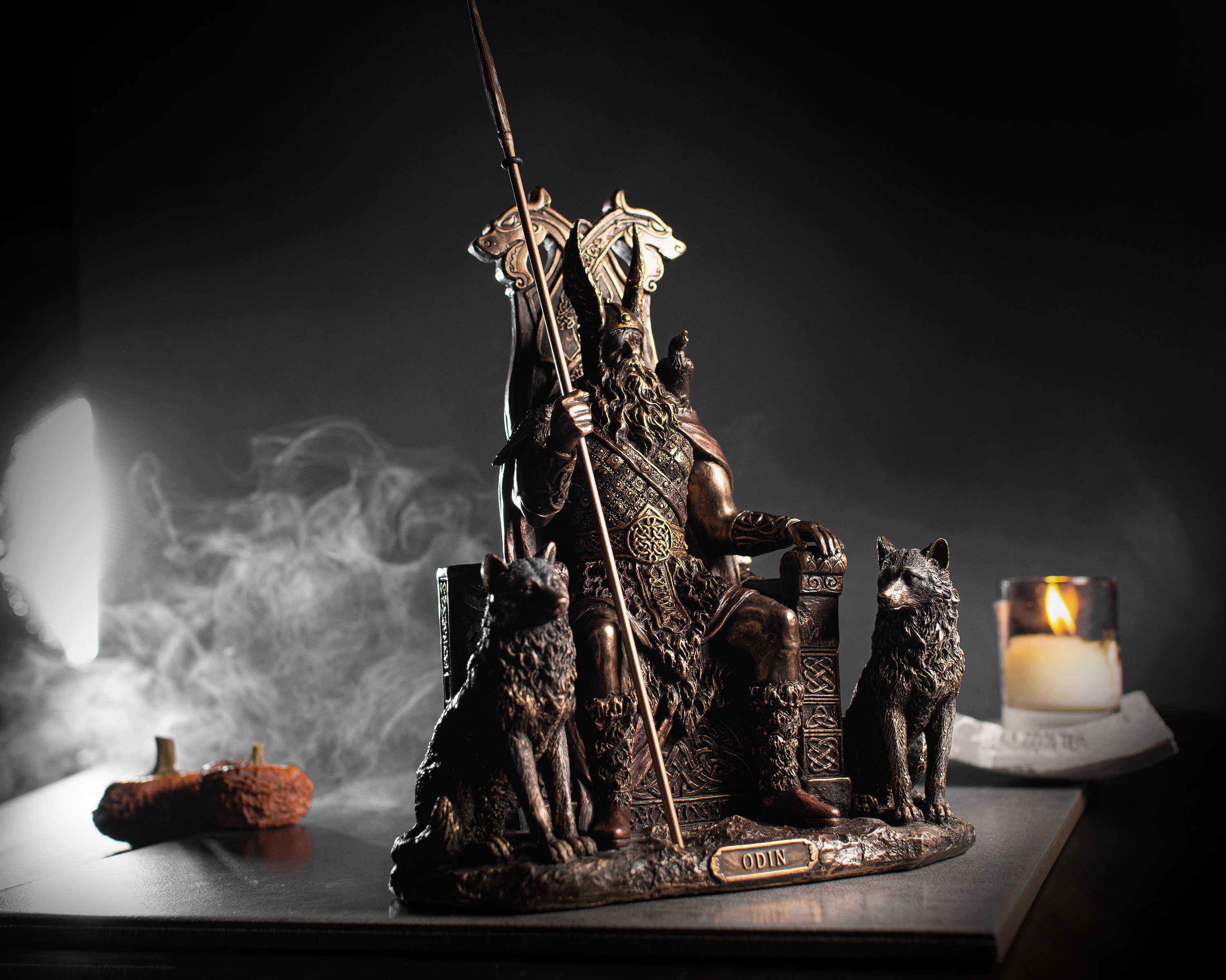 Odin Statue Allfather Norse Gods Bronze Statue Viking God - Etsy