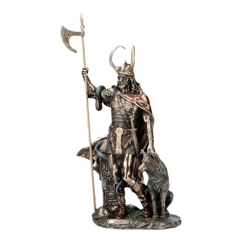Loki Odin Thor Freya Heimdall Loki Tyr Bronze Statue - Etsy