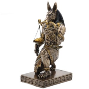 7.25 Inch Kneeling Anubis Holding Scale Figurine Statue - Etsy