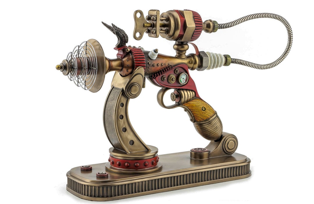Steampunk Ray Gun With Display Statue - Etsy