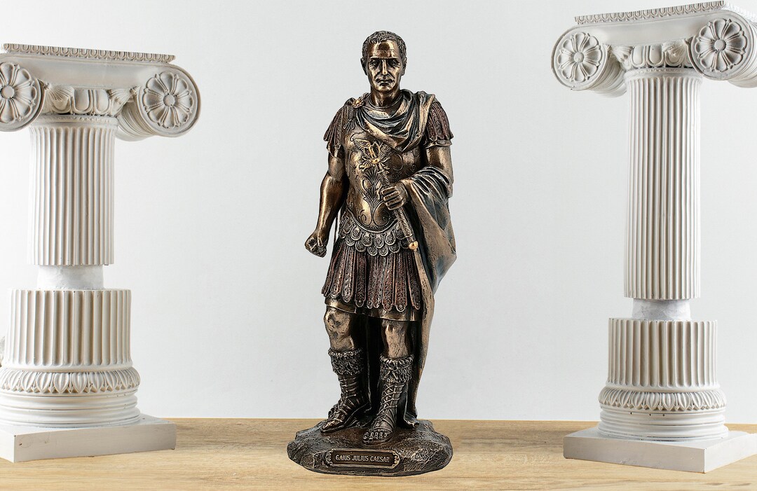 Gaius Julius Caesar Statue, Roman Ruler General Sculpture - Etsy