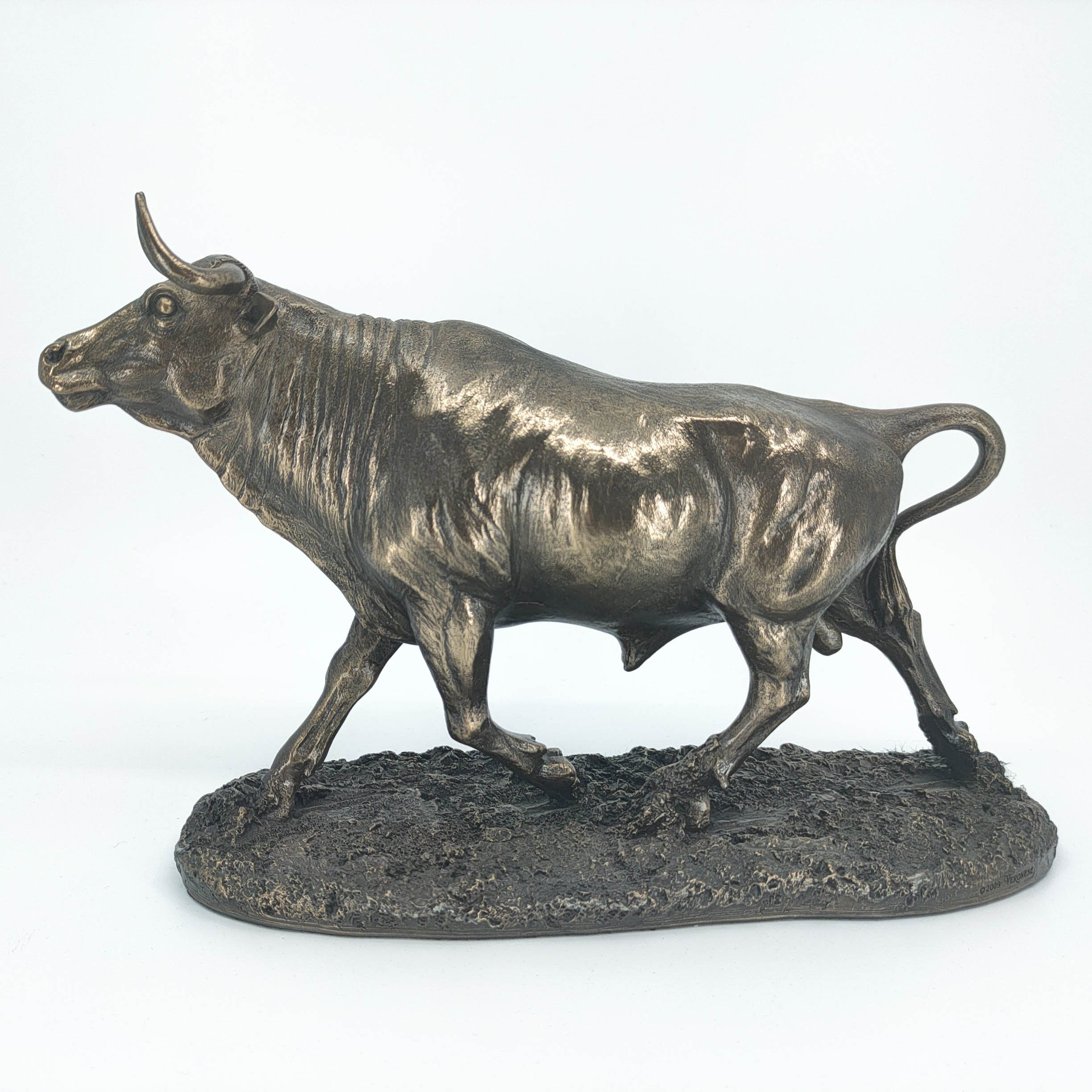 Bull Figurine Bronze Bull Statue | Etsy