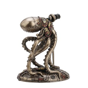 Steampunk Seabed Hiker Octopus Statue Decor - Etsy
