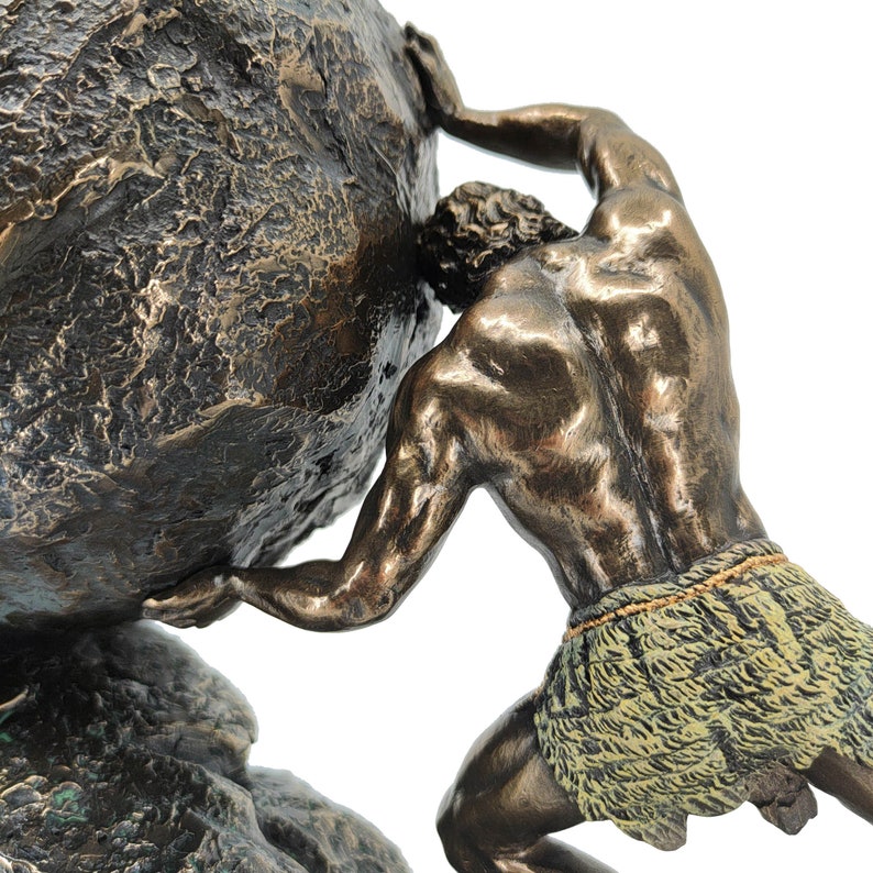 Sisyphus Figurine Statue Sisyphus Who Pushes the Eternal - Etsy