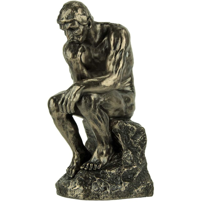 Thinking Man Desk Statue - Etsy