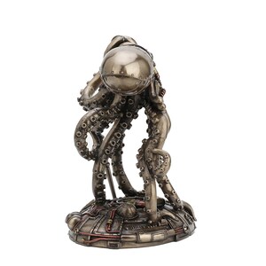 Steampunk Seabed Hiker Octopus Statue Decor - Etsy