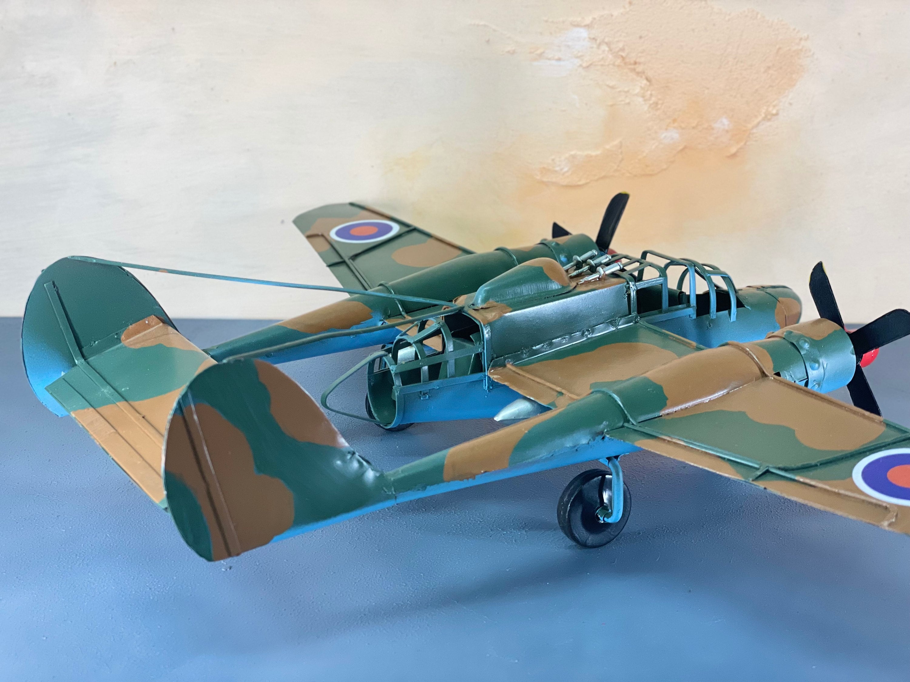 Handmade Metal Military Airplane Model, 1:12 Scale Aircraft Model - Etsy