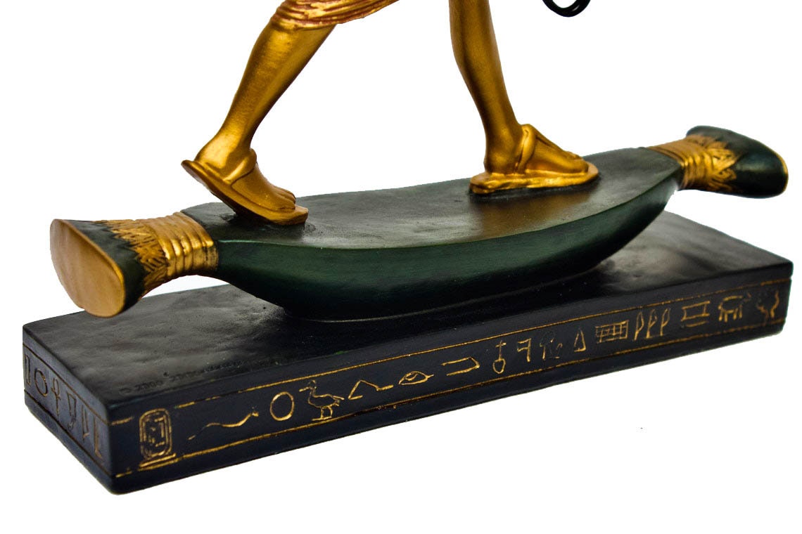 Tutankhamun Hunting Hippopotamus Statue, Tutankhamun Sculpture, Egypt ...