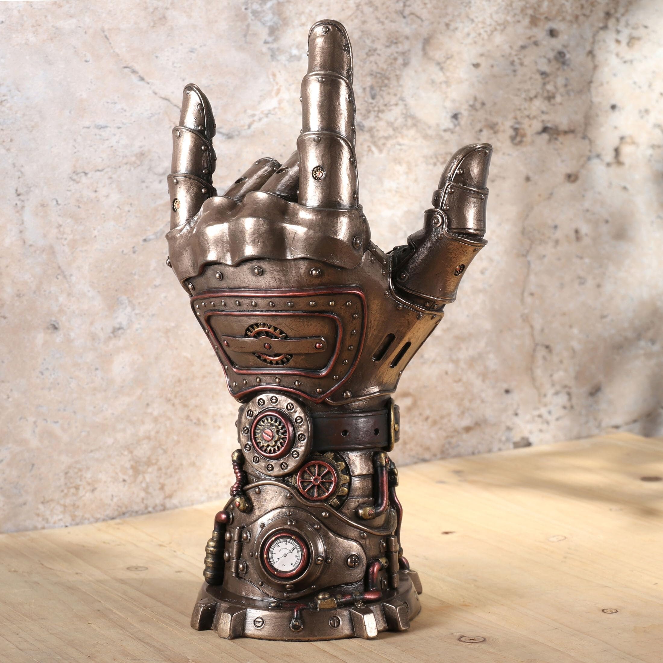 Steampunk Gauntlet of Love Hand Statue Decor - Etsy