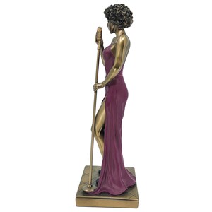 Jazz Band Soloist Singer Women Statue, African American Sculpture ...