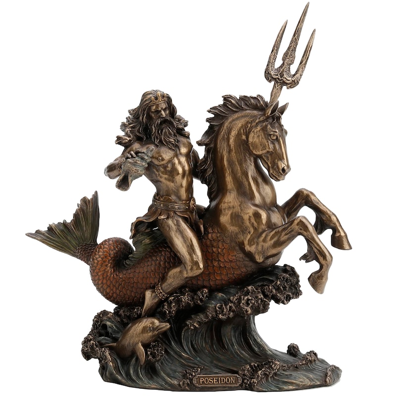 Poseidon Statue - Etsy