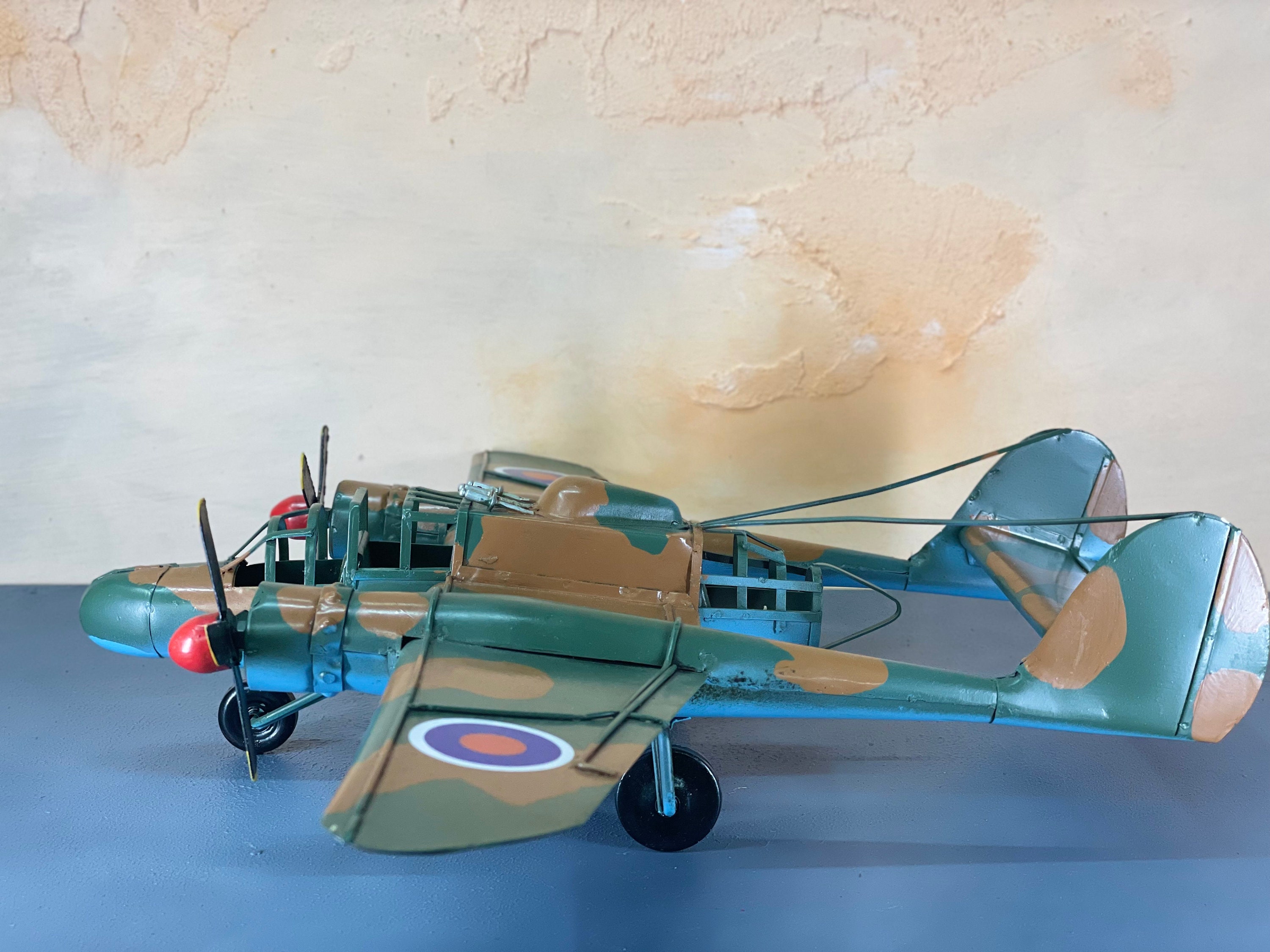 Handmade Metal Military Airplane Model, 1:12 Scale Aircraft Model - Etsy