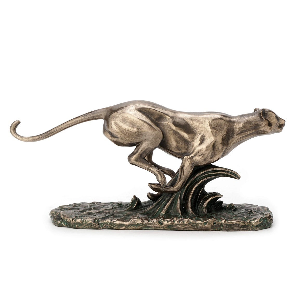 Running Leopard Figurine Statue - Etsy