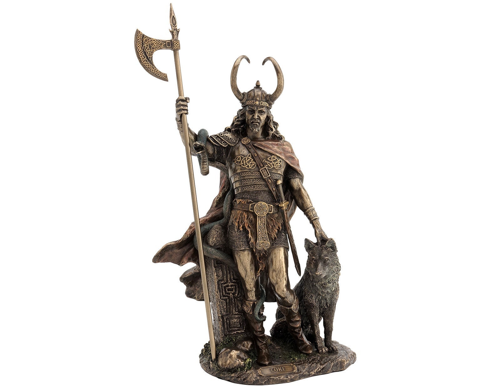 Loki Odin Thor Freya Heimdall Loki Tyr Bronze Statue - Etsy