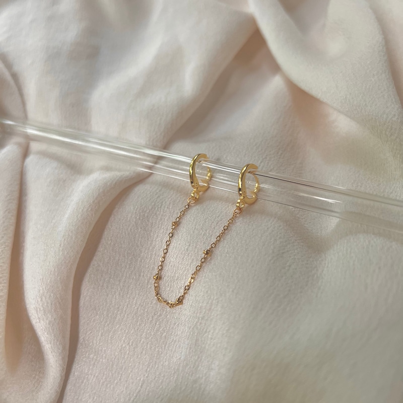 Connected Earrings - Etsy
