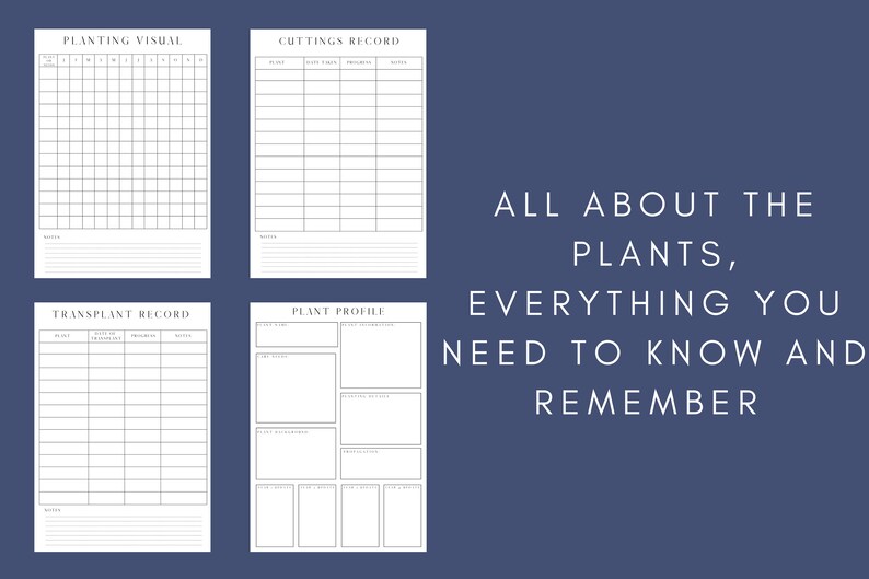 Garden Planner Printable, Gardening Journal, Seed Organizer and More ...