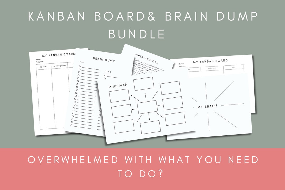 Use Our Mind Mapping and a Kanban Board to Fight Overwhelm and Increase ...