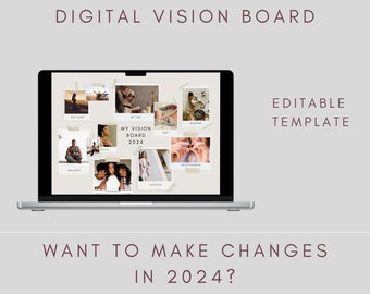 Printable Vision Board Kit - Inspire Your Dreams and Goals - Etsy