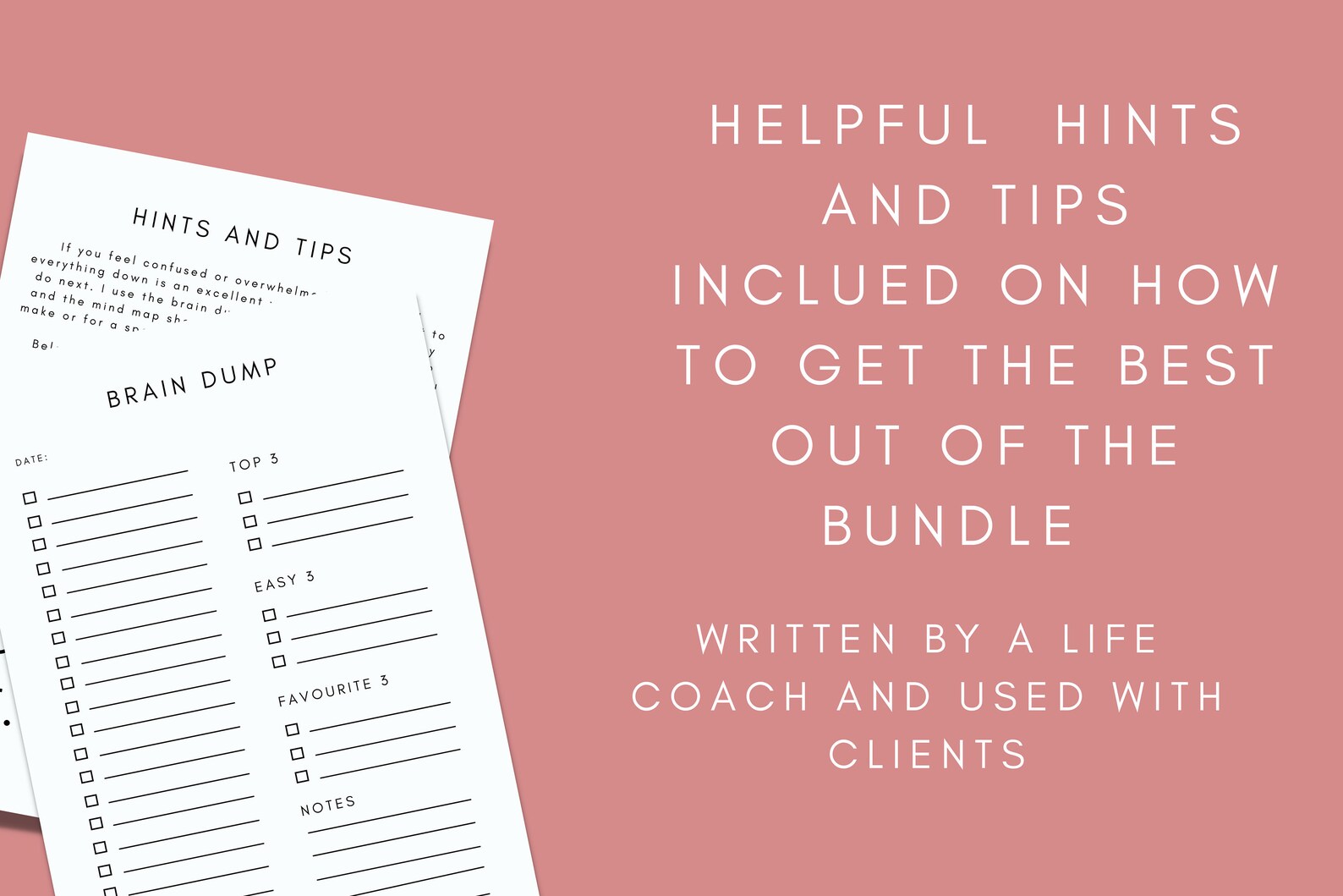 Brain Dump Printable, Mind Mapping and Brainstorm Template. A Complete ...