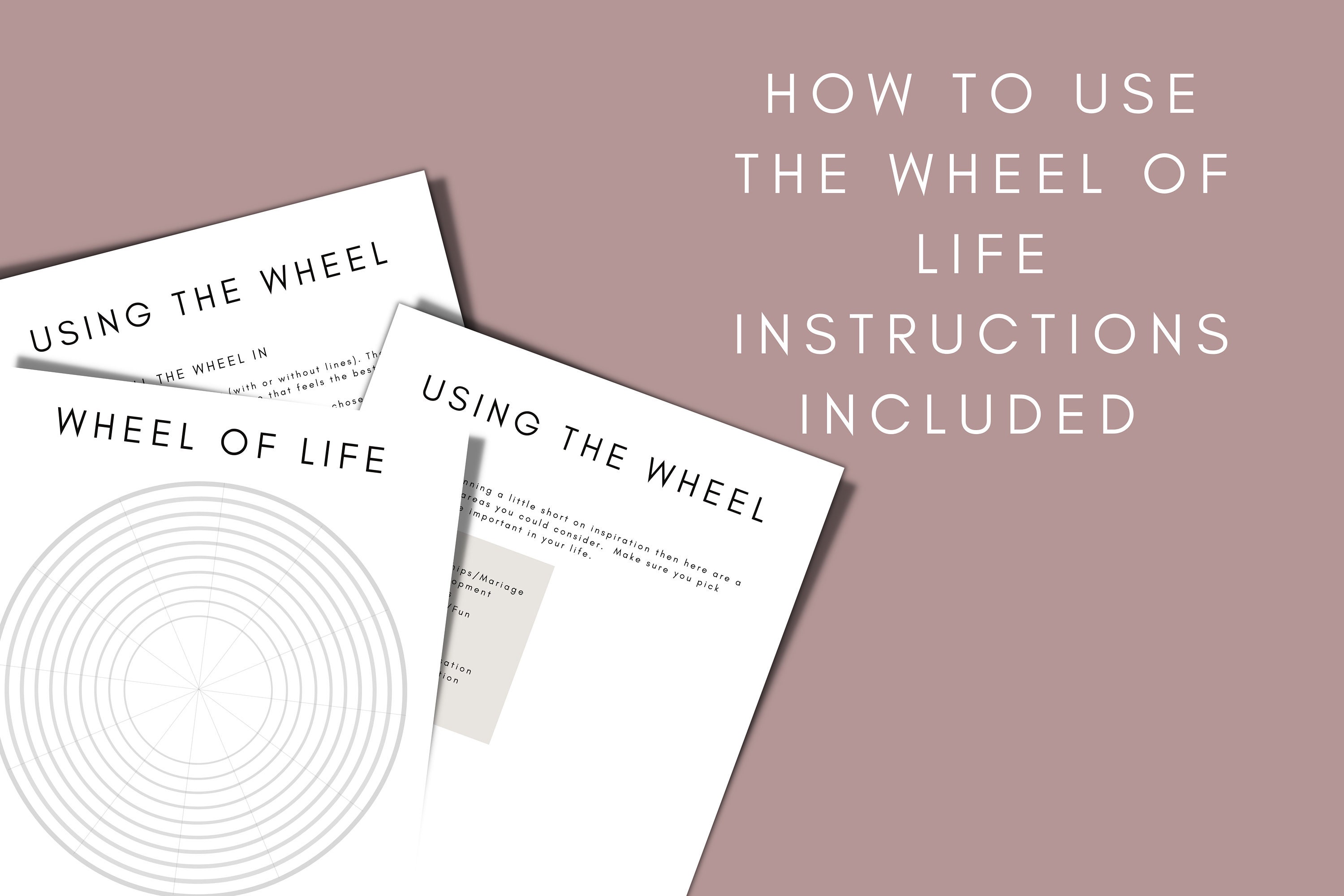 Use This Wheel of Life Printable to Help With Personal Growth, Life ...