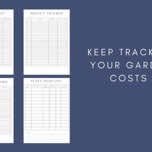 Garden Planner Printable, Gardening Journal, Seed Organizer and More ...