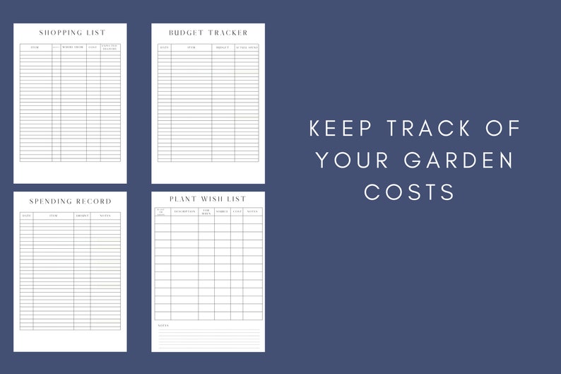 Garden Planner Printable, Gardening Journal, Seed Organizer and More ...