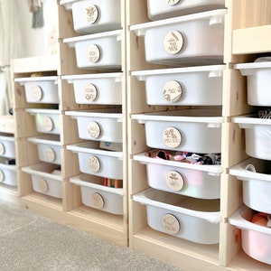 Illustrated Montessori Storage Labels With Pictures Early Learning ...