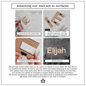 Set of Wooden Personalised Storage Organisation Labels | Nursery Décor ...