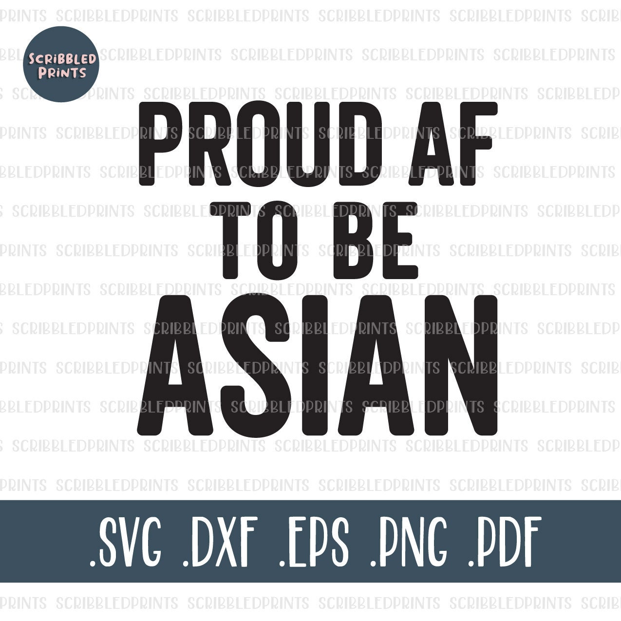 Proud AF to Be Asian SVG Asian Pride SVG Asian Unity Svg | Etsy