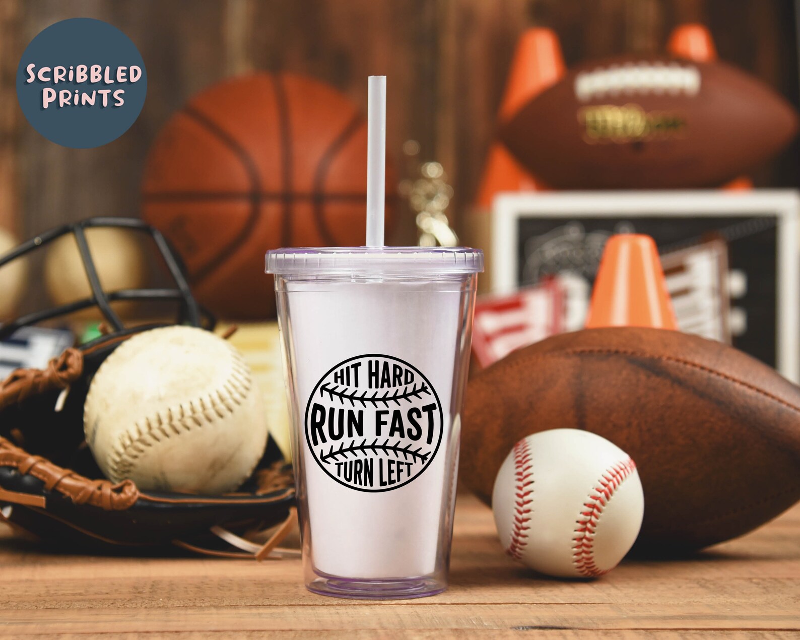 Hit Hard Run Fast Turn Left SVG Baseball Fan SVG Baseball - Etsy