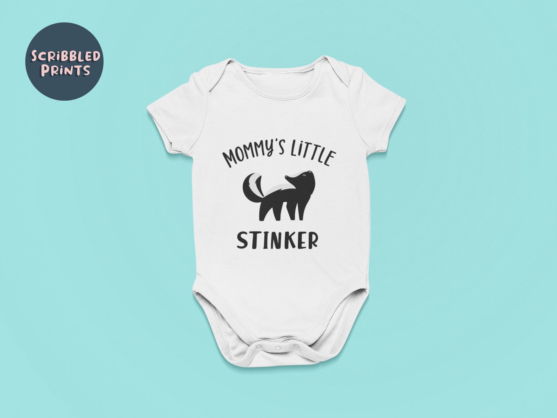Mommy's Little Stinker SVG, Baby Onesie Svg, Skunk Svg, Baby SVG, Tee ...