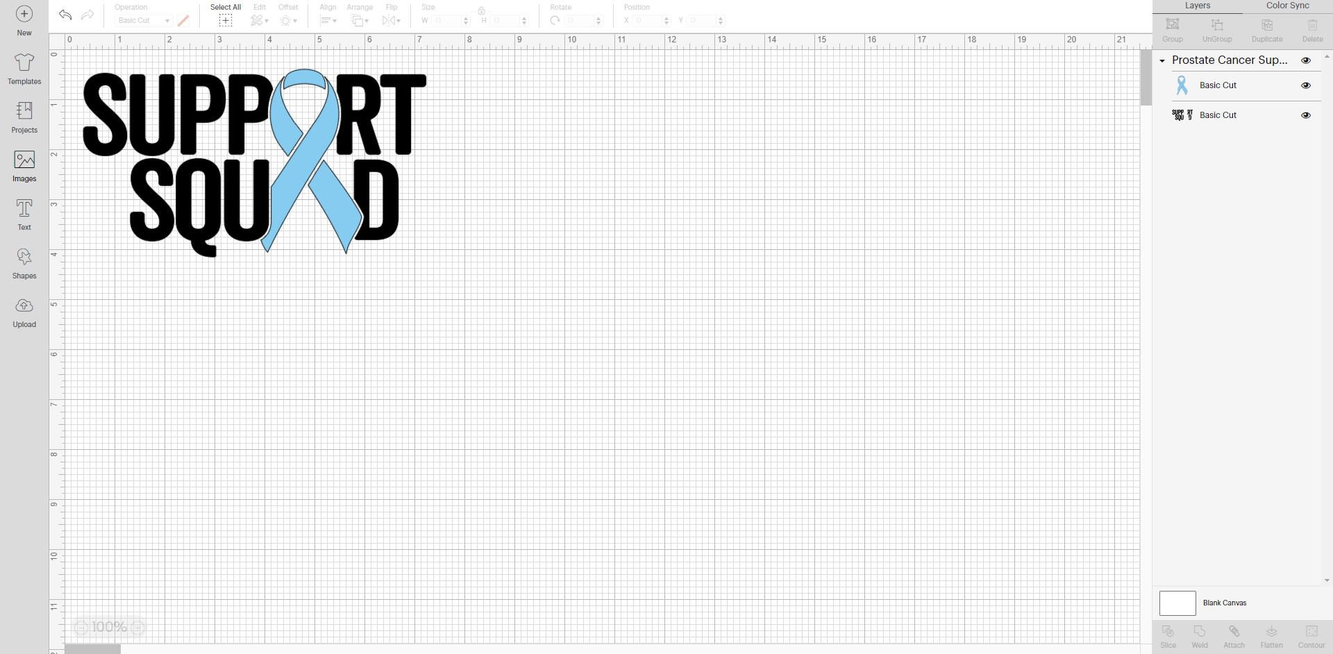 Support Squad SVG Prostate Cancer Awareness SVG Light Blue - Etsy