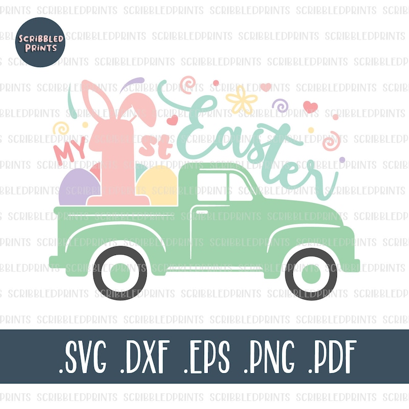 Easter Truck Svg - Etsy