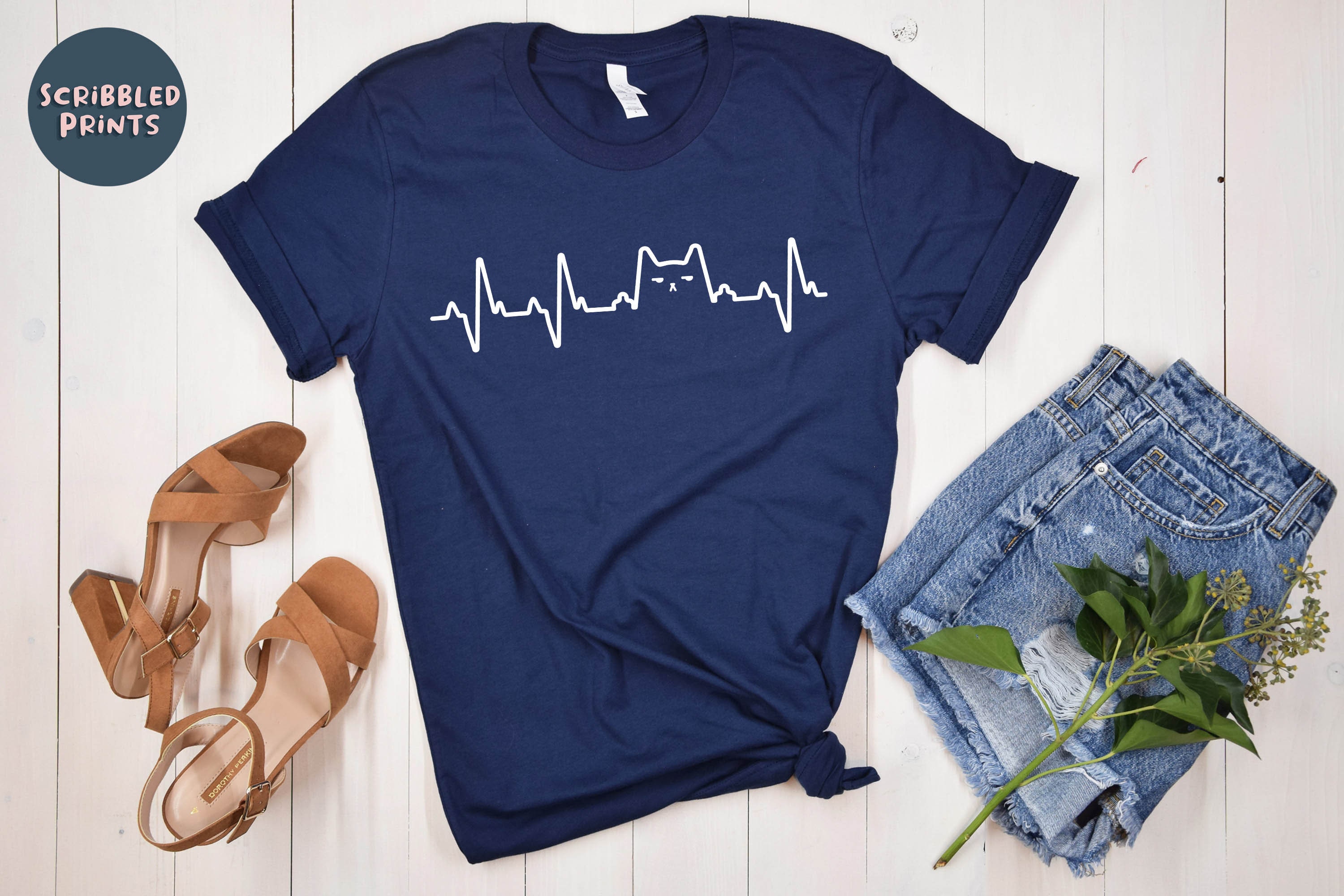 Cat Heartbeat SVG Cat Flipping off SVG Cat Middle Finger - Etsy